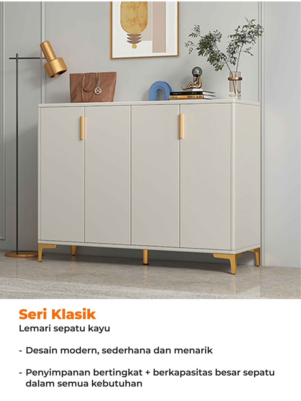 Jual Homedoki Rak Sepatu / Lemari Sepatu Kayu / Lemari Kabinet Kayu ...