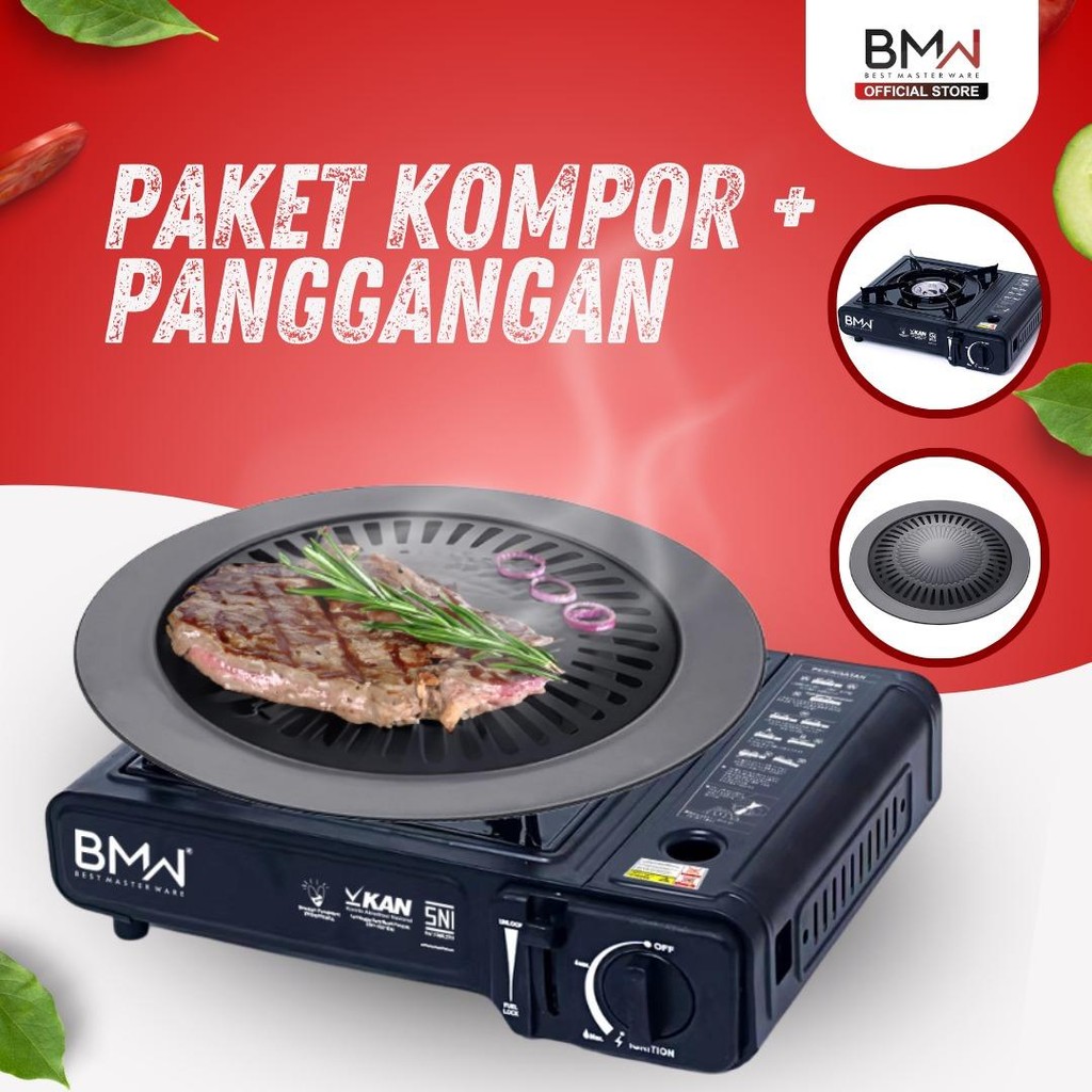 Jual BMW Kitchenware - Paket BBQ Kompor Portable + 1 Panggangan BBQ ...