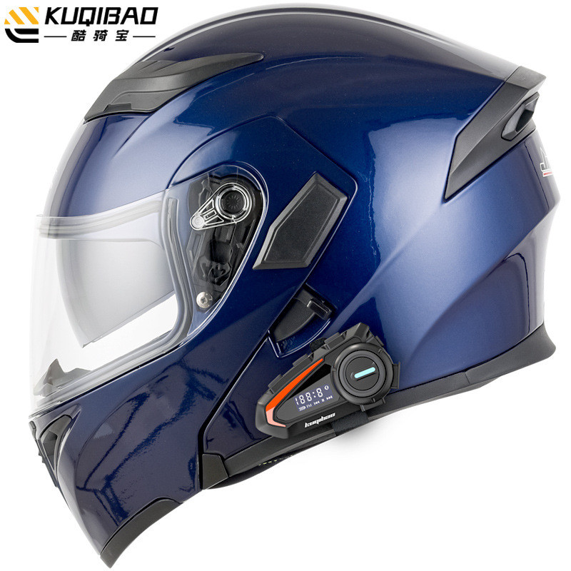 Jual Helm Sepeda Motor Helmet Kuqibao anti kabut lensa dua wajah lift ...