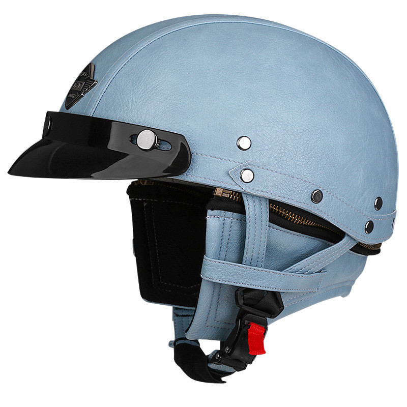Jual Helmet Retro Helm motor Harley, setengah helm, kulit, helm ...