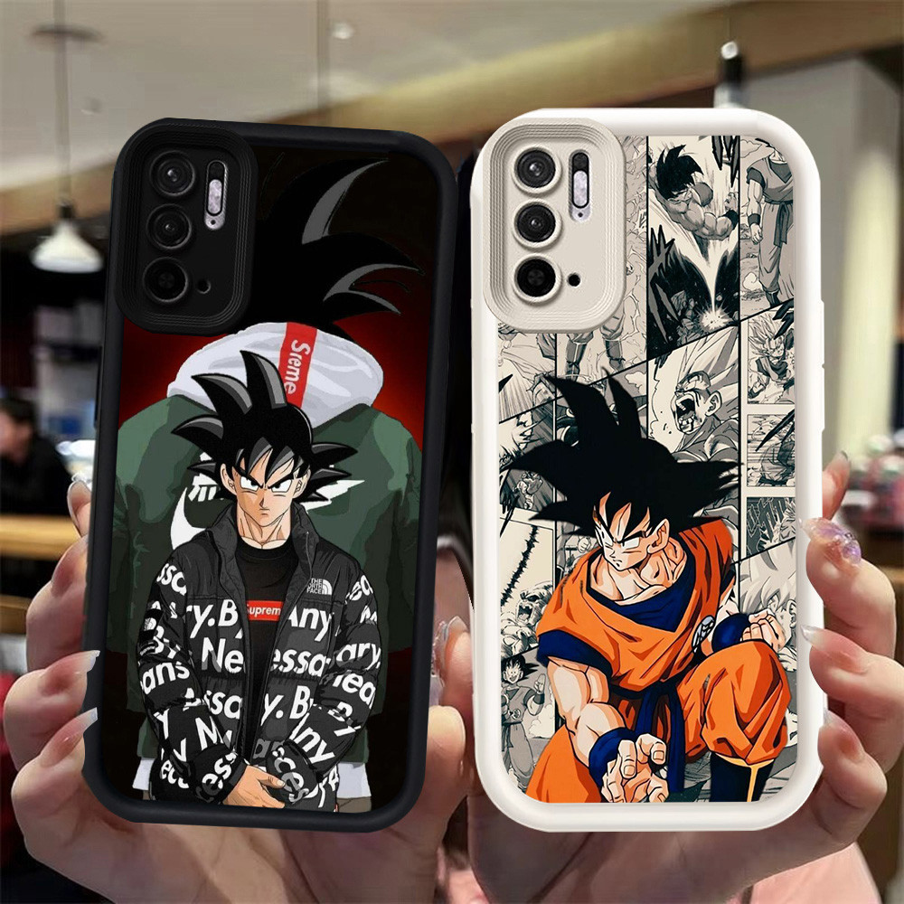 Jual N32 GOKU Silikon hitam putih Casing untuk Xiaomi Redmi Note 10 Pro ...