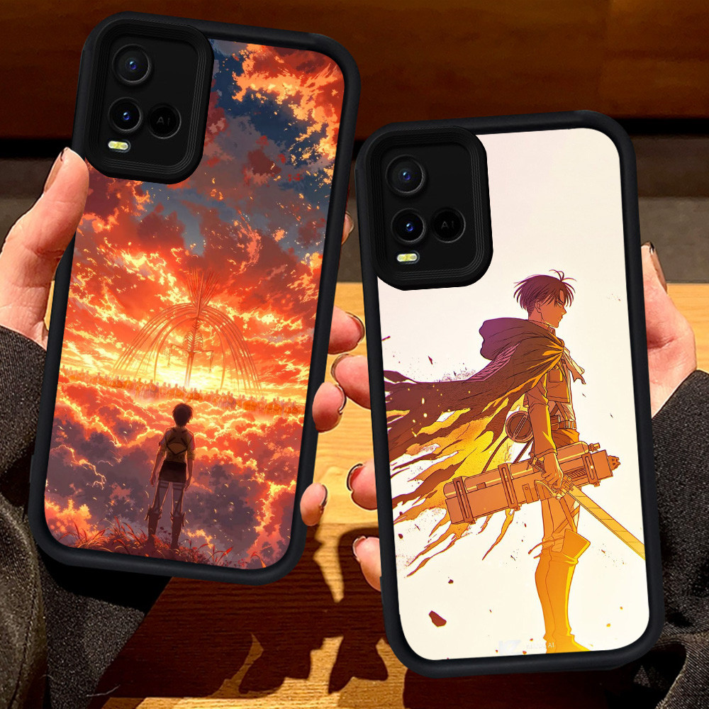 Jual S124 Attack on Titan Casing untuk VIVO Y21s V30E V20 V30 Y02S Y21t ...