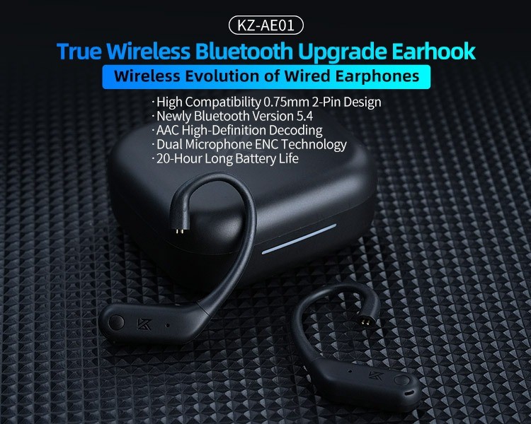 Jual KZ AE01 Wireless Bluetooth 5.4 Module Bluetooth Ear Hook Upgrade ...