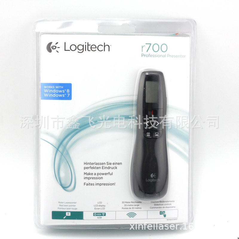 Jual Pointer laser PPT Slide Presentasi Logitech Laser R700 Wireless ...