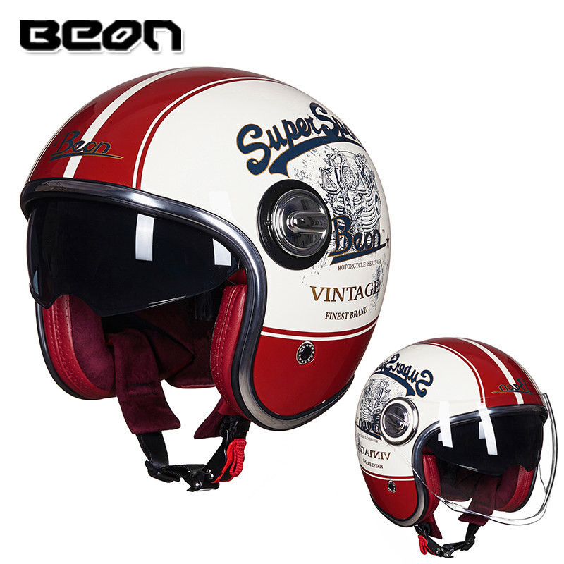 Jual Helm Sepeda Motor Helmet BEON untuk pria dan wanita, empat motor ...