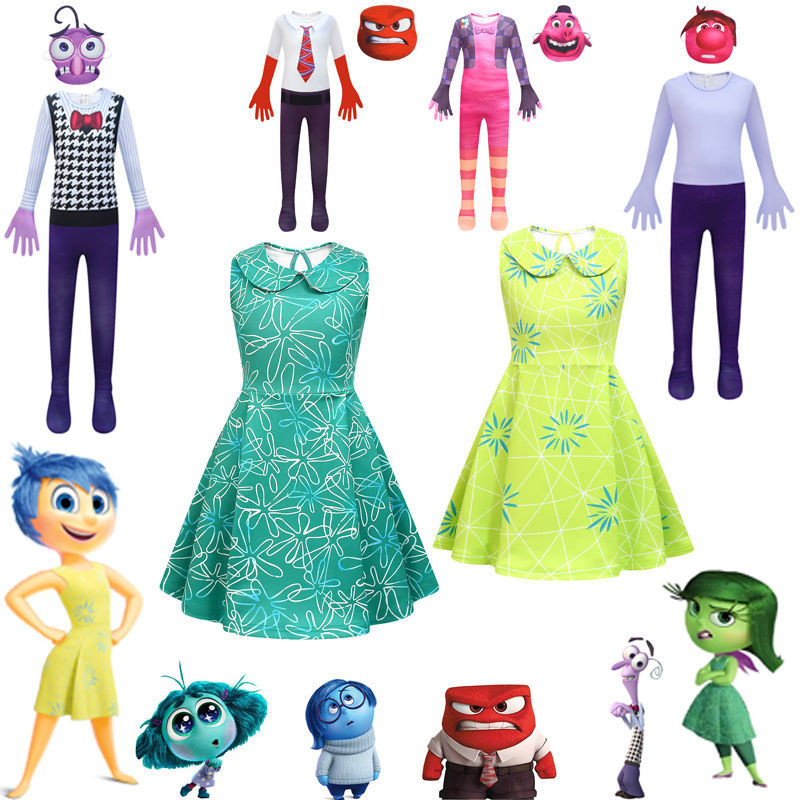 Jual Inside Out 2 Cosplay LeLeYanYi Dress Angry And Scared Jumpsuit ...