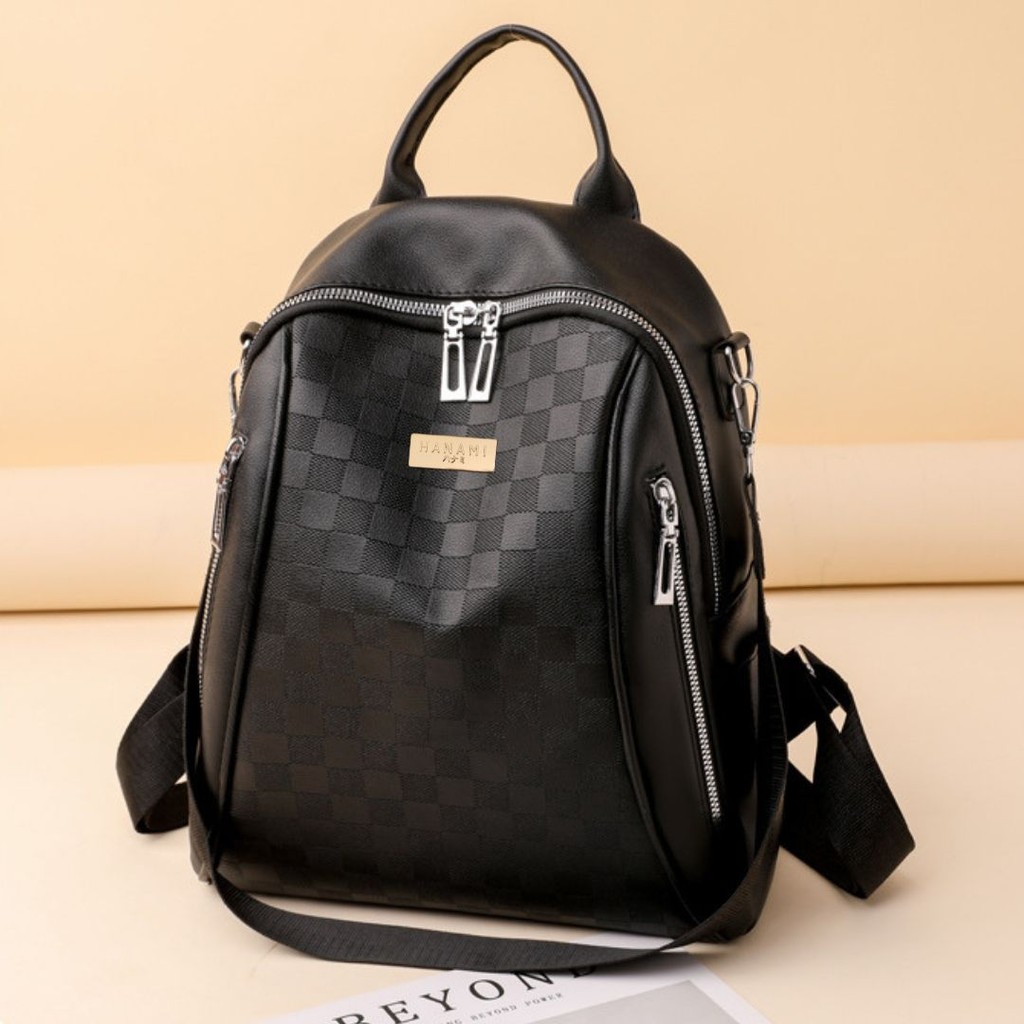 Jual HANAMI Tas Ransel Wanita Backpack Premium Kulit Putih Cenota ...