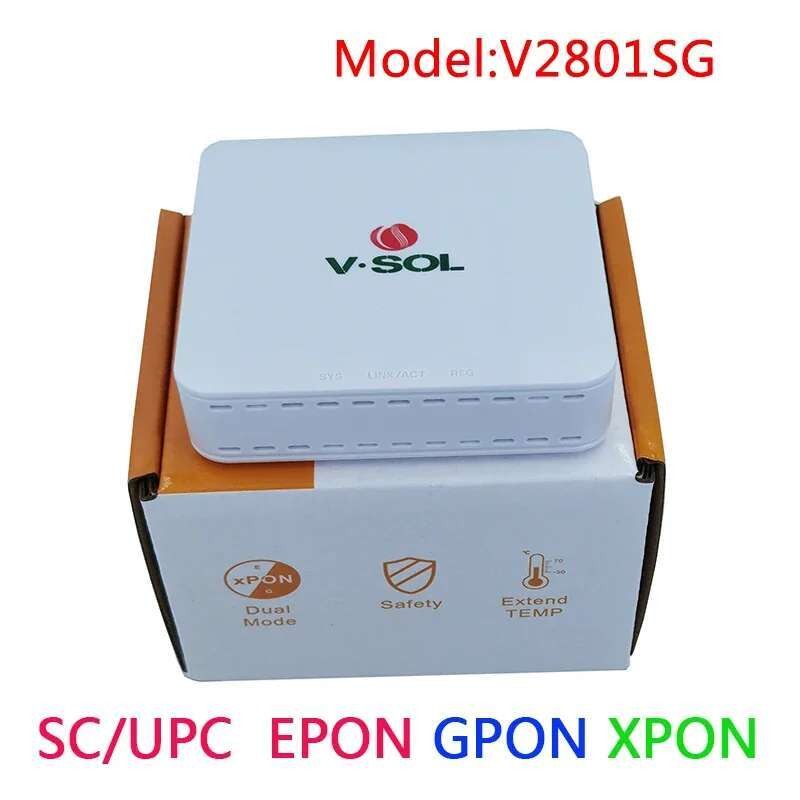 Jual VSOL ONT V2801Q 2.5G GPON EPON XPON FTTH ONU Modem 1GE Terminal ...