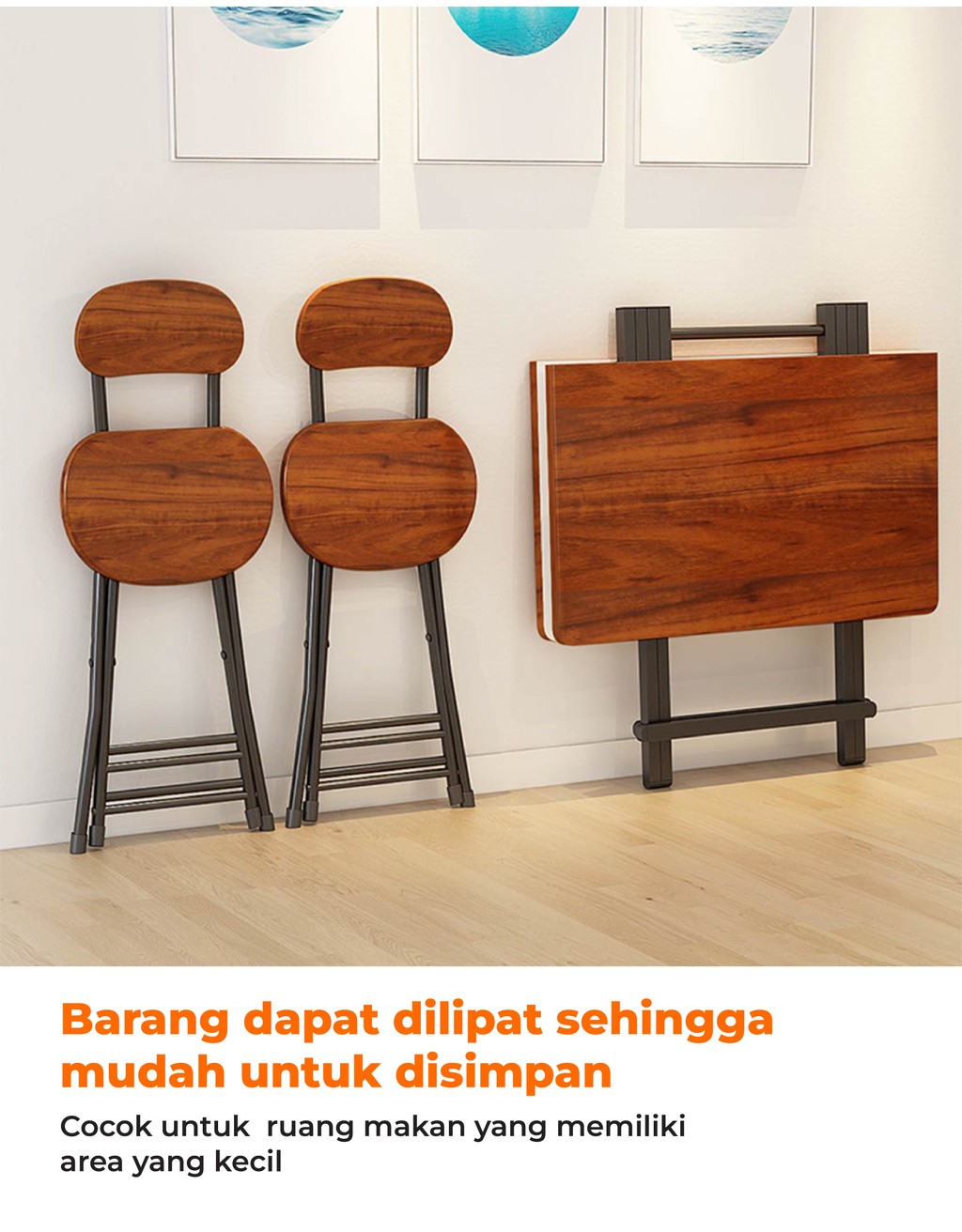 Jual Homedoki Meja Makan/Meja Lipat/Meja Makan Lipat/Meja Lipat Portable Jualan/Meja Makan ...