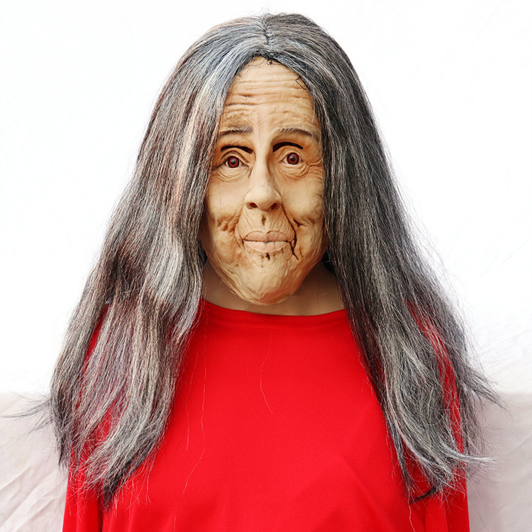 Jual Topeng Nenek Iblis, Meng Po, Mask Wajah Horror, Lady, Grandma, Old ...