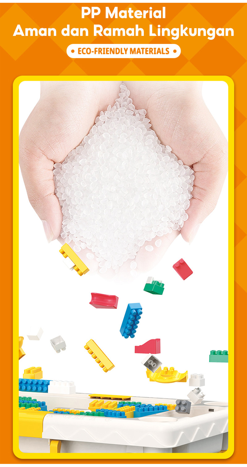 Jual OHSOME Jumbo Nai Long Brick DIY 100 pcs Building Blocks / Block ...