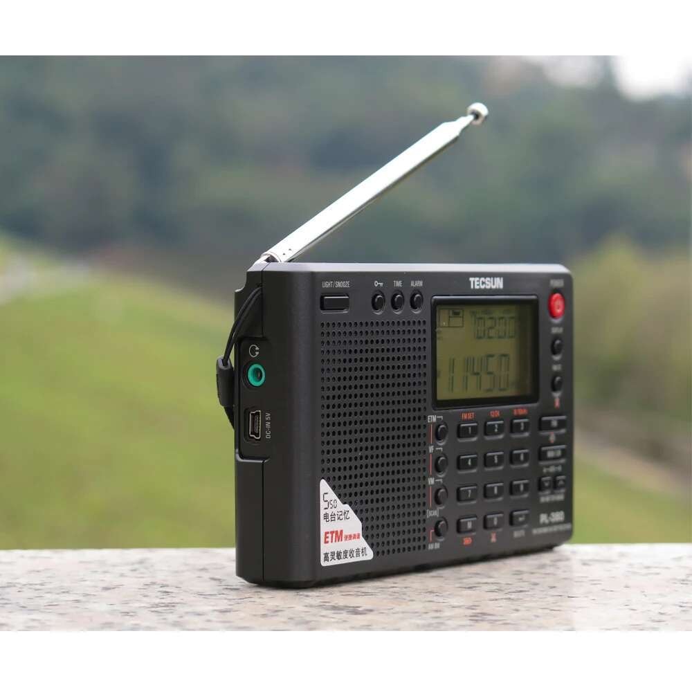 Jual Tecsun PL-380 Demodulasi Digital Penuh Stereo PLL Penerima Radio ...