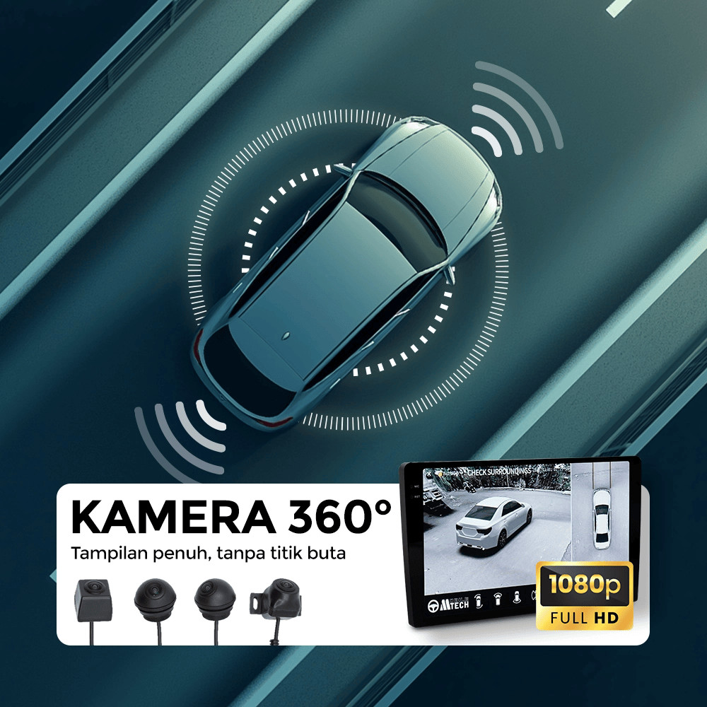 Jual MobileTech Head Unit Mobil Android 12 RAM 8+256GB Support AVM Camera 360 DSP AKM Double Din ...