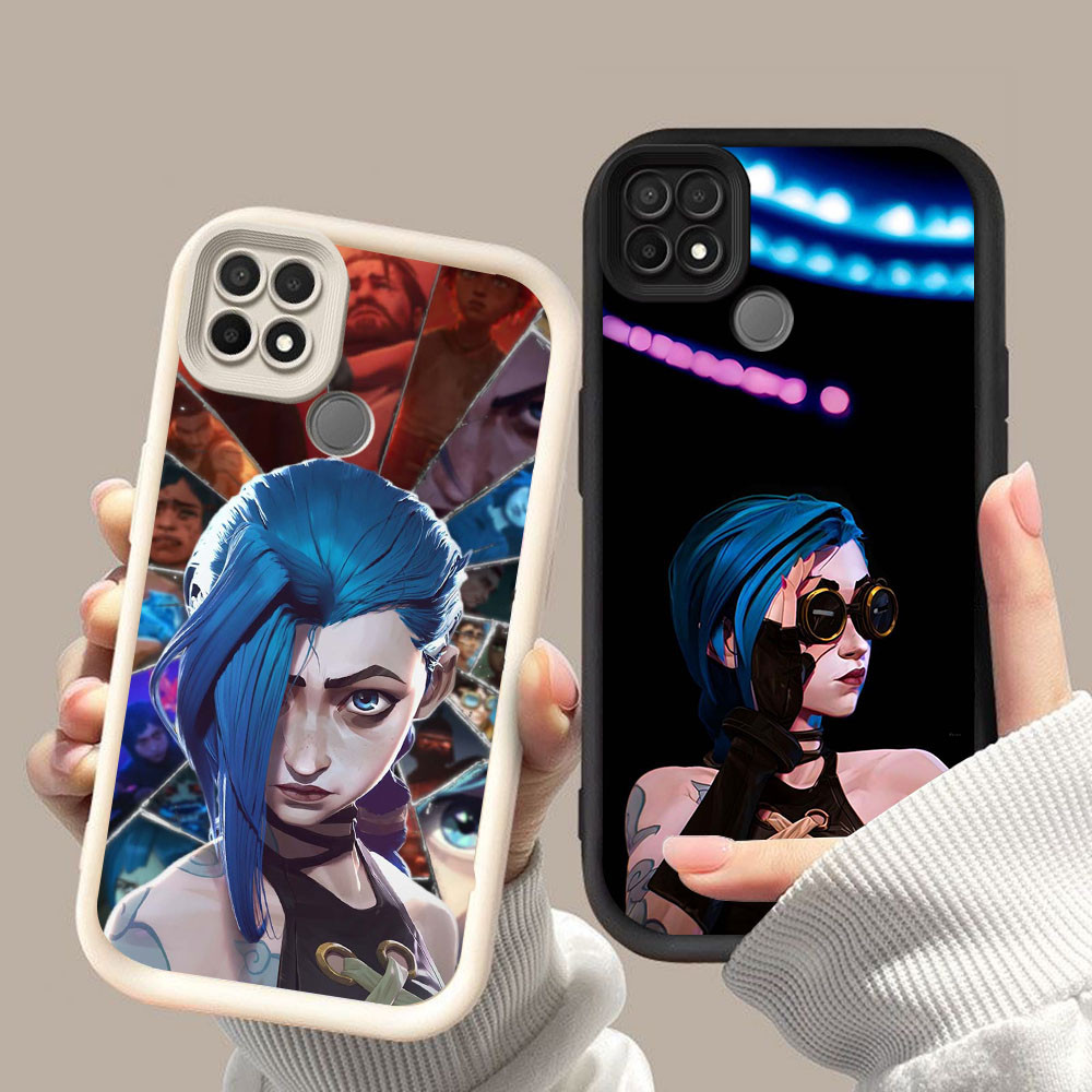 Jual HK-69 Jinx ll Arcane Luxury shockproof Casing untuk OPPO A15 A15S A35 Realme C12 C15 C21 ...