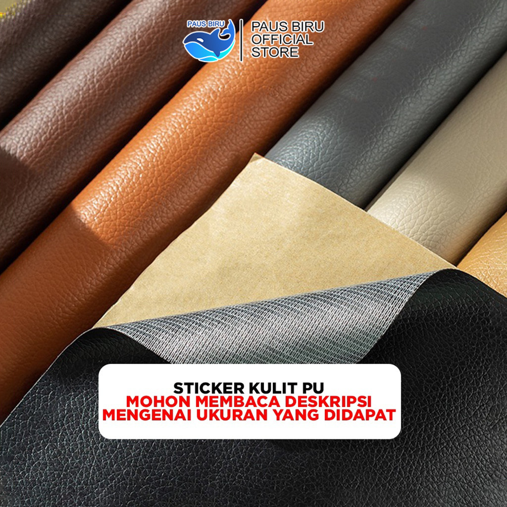 Jual PAUS BIRU - STICKER KULIT PU | LEATHER STICKER COVER PERBAIKAN ...
