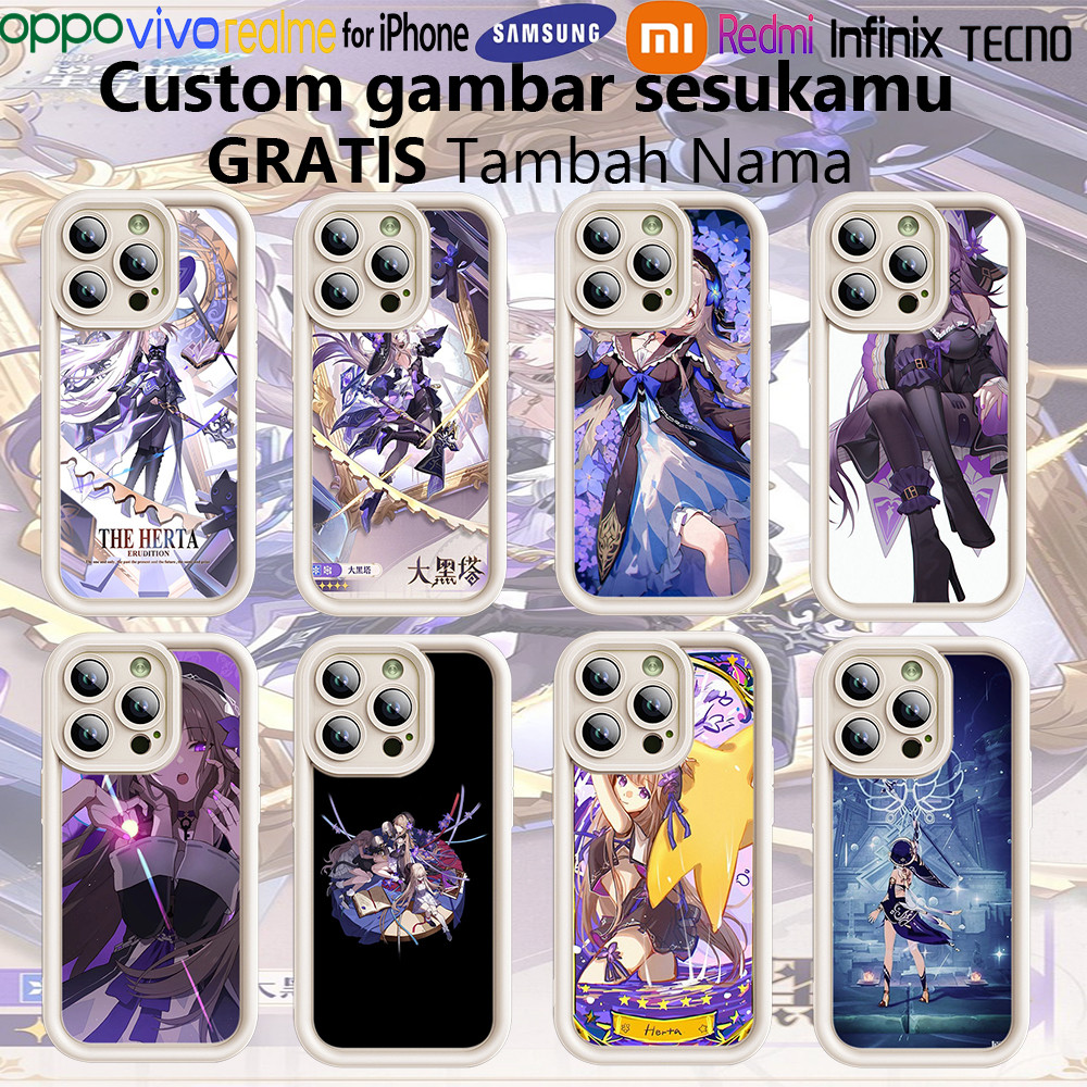 Jual Custom Phone Case Angel Eyes (All Type HP) All models PP29 Honkai ...