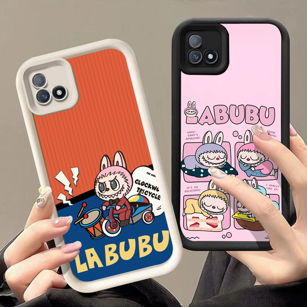 Jual Q-81 LABUBU Casing hitam putih untuk Realme C11 2021 C20 C20A Case ...