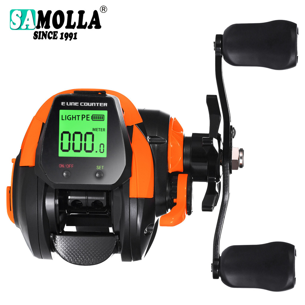 Jual Reel Pancing SAMOLLA's New Large Screen Digital Display Water Drop ...