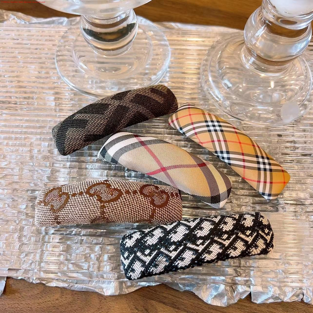 Jual Gaya retro! Kotak-kotak klasik buatan tangan BB klip Korea ...