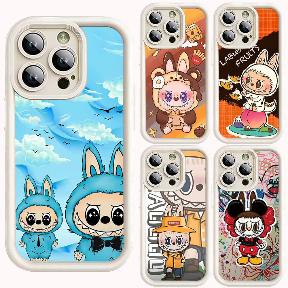 Jual L-72 funny Labubu Putih Casing Untuk Tecno POP 7 8 Pova 5 Spark 20 ...