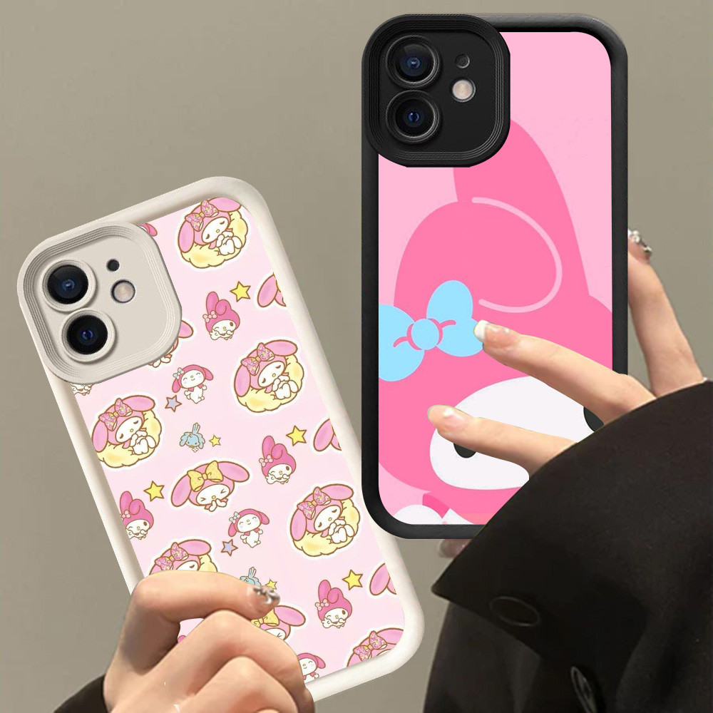 Jual XI43 Melody Casing untuk iPhone 12 Mini 13 11 Pro Max Hitam Putih ...