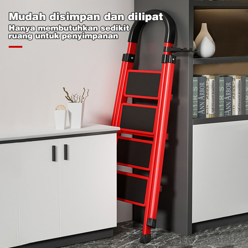 Jual E-TIFE Tangga Rumah Lipat Tangga Besi Lipat 3/4/5/6/7/8 Step ...