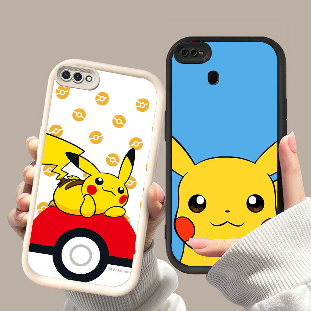 Jual HK-110 Pikachu Luxury shockproof Casing untuk OPPO A7 A5 F7 F9 Pro ...