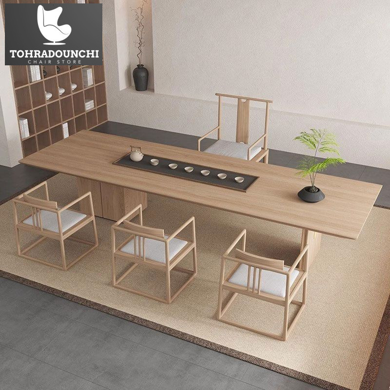 Jual meja Cina baru Dua guna Mebel Zen Ruang Padat Meja Teh Kayu Bentuk ...