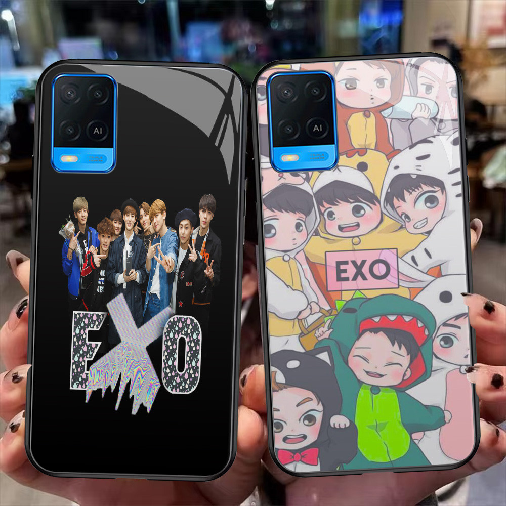 Jual XI85 EXO Kaca Casing untuk Realme 8 OPPO Reno 7 9 Narzo 50 A55 A54 8i Pro 5G HD | Shopee ...