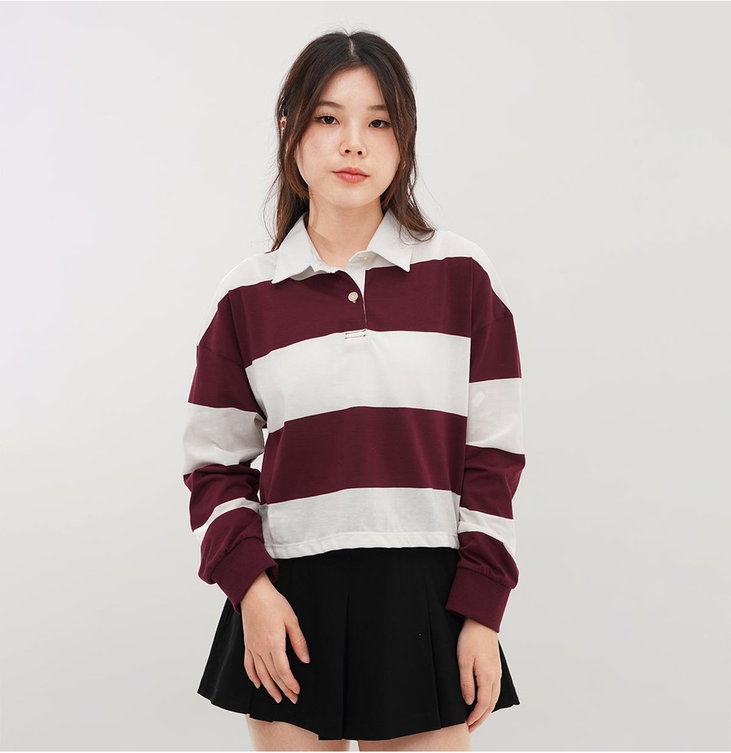 Jual Matsuda Polo Rugby Crop top katun Emika | Shopee Indonesia