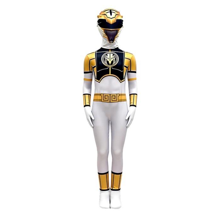Jual Dinosaurus Power Rangers Prajurit Putih Platinum Jumpsuit Harimau ...
