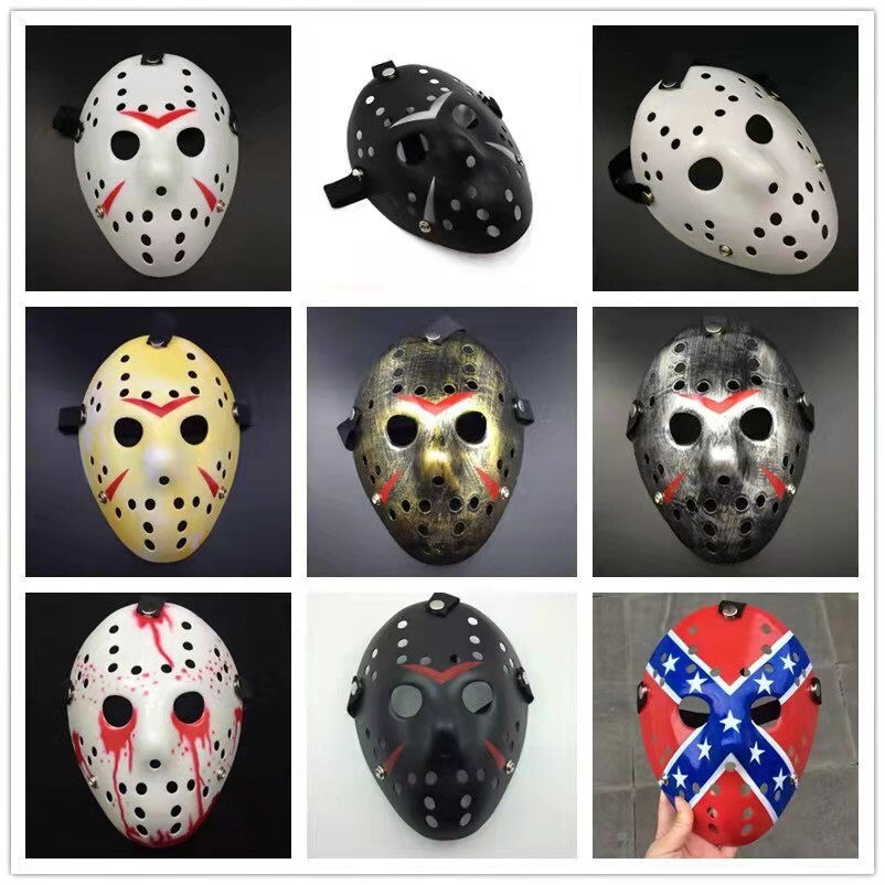 Jual Topeng Mask Cosplay Halloween Masquerade Jason Tebal Lucu Wajah ...