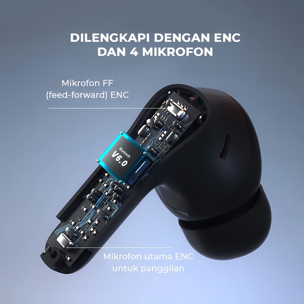Jual Monster D02 TWS Earphone Bluetooth ENC ANC Noice Cancelling ...