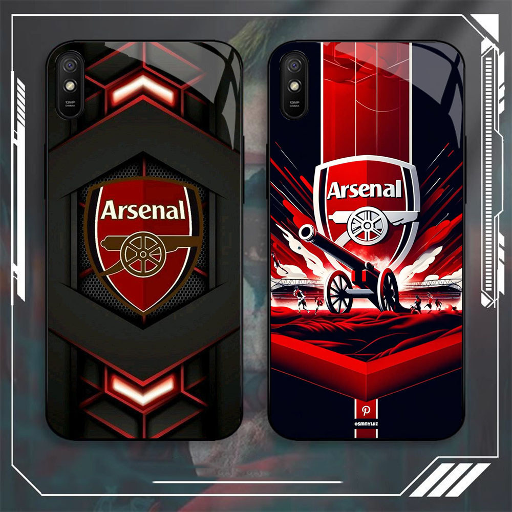 Jual DW-29 FC Arsenal GLASS KACA Casing untuk HP Xiaomi Redmi Note Poco ...