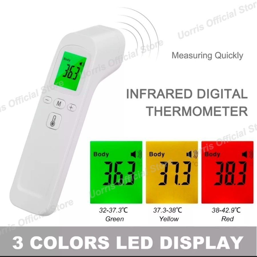 Jual Termometer Digital Infrared Termometer Suhu Tubuh Digital ...