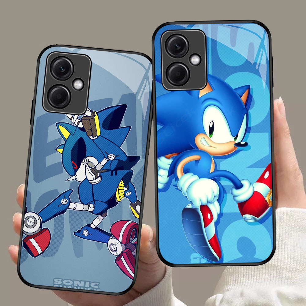 Jual SD-14 Hedgehog Sonic HD Glass Casing untuk Xiaomi Redmi A5 12 13 ...