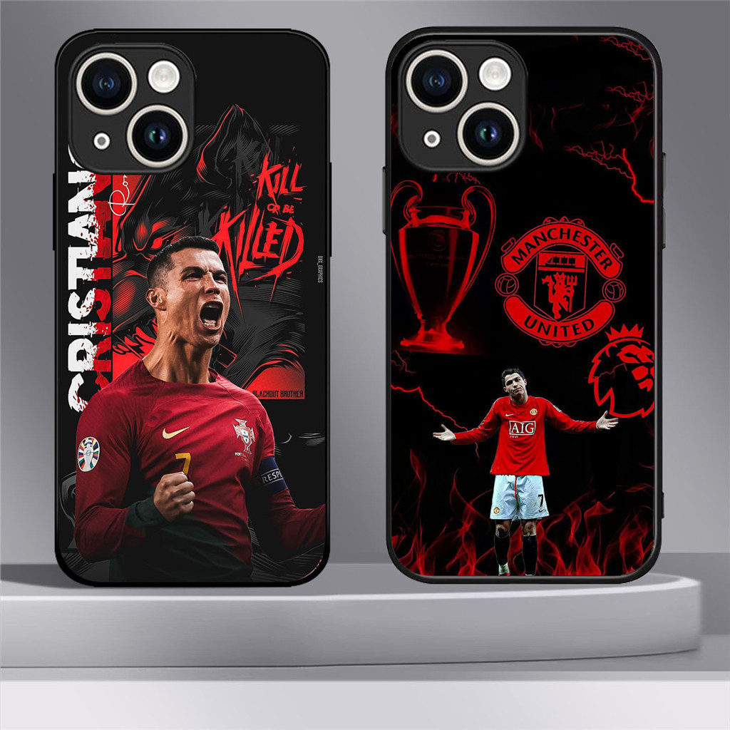 Jual BW-27 Ronaldo CR7 HD Glass Casing untuk iPhone 11 13 12 Mini Pro ...