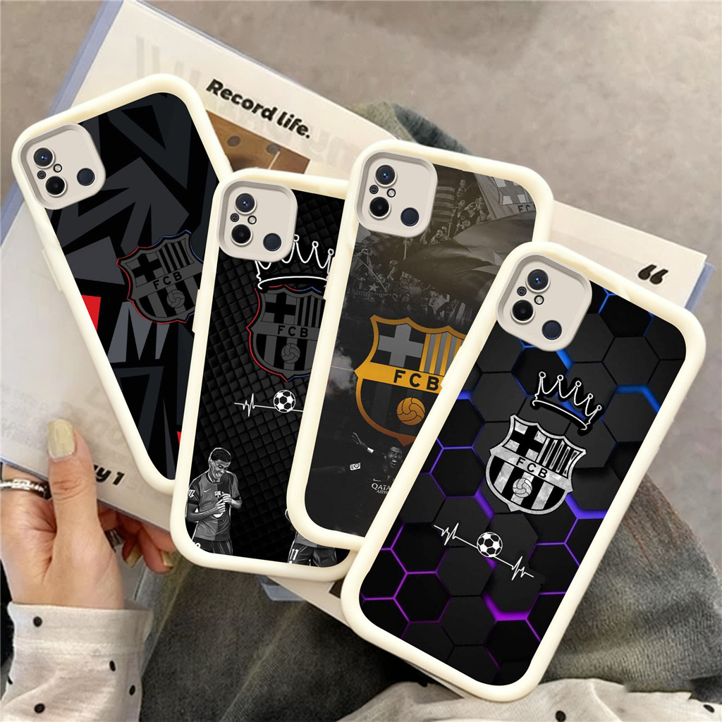 Jual KI40 FC Barcelona Hp Plating Casing untuk Xiaomi Redmi Note POCO ...