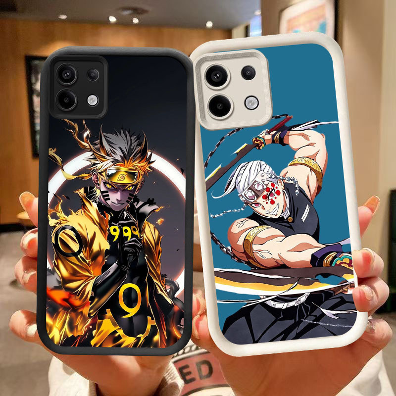 Jual DJ-17 Demon Slayer Kimetsu no Yaiba Shockproof Casing untuk Silikon hitam putih Infinix ...