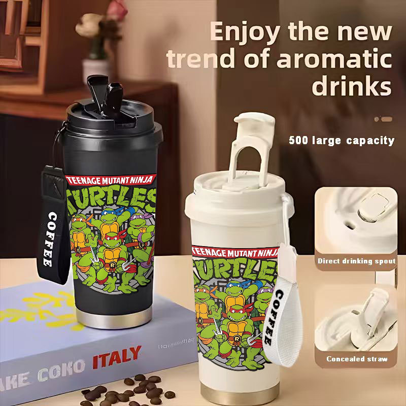 Jual Teenage Mutant Ninja Turtles Tumbler Kopi Stainless Steel CUP 500 ...
