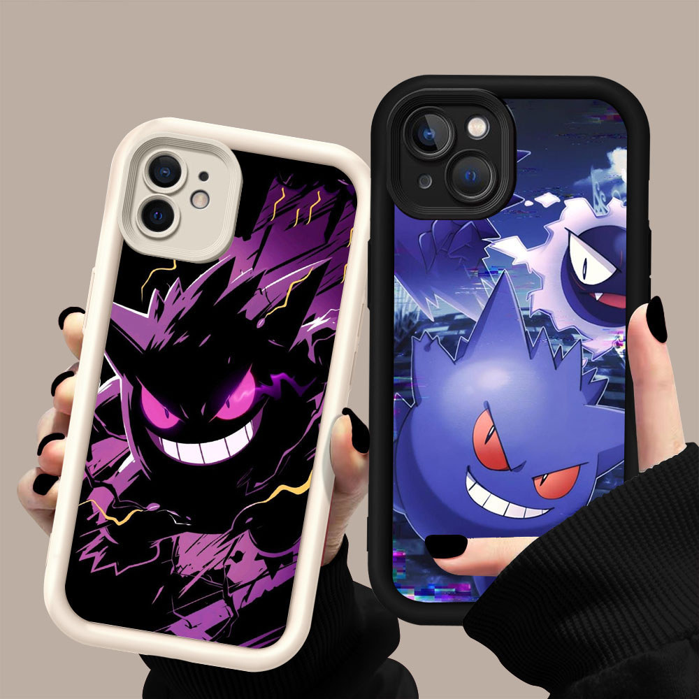 Jual GK-73 Pokemon Gengar Silikon hitam putih Casing untuk iPhone 13 12 11 Mini Pro Max | Shopee ...