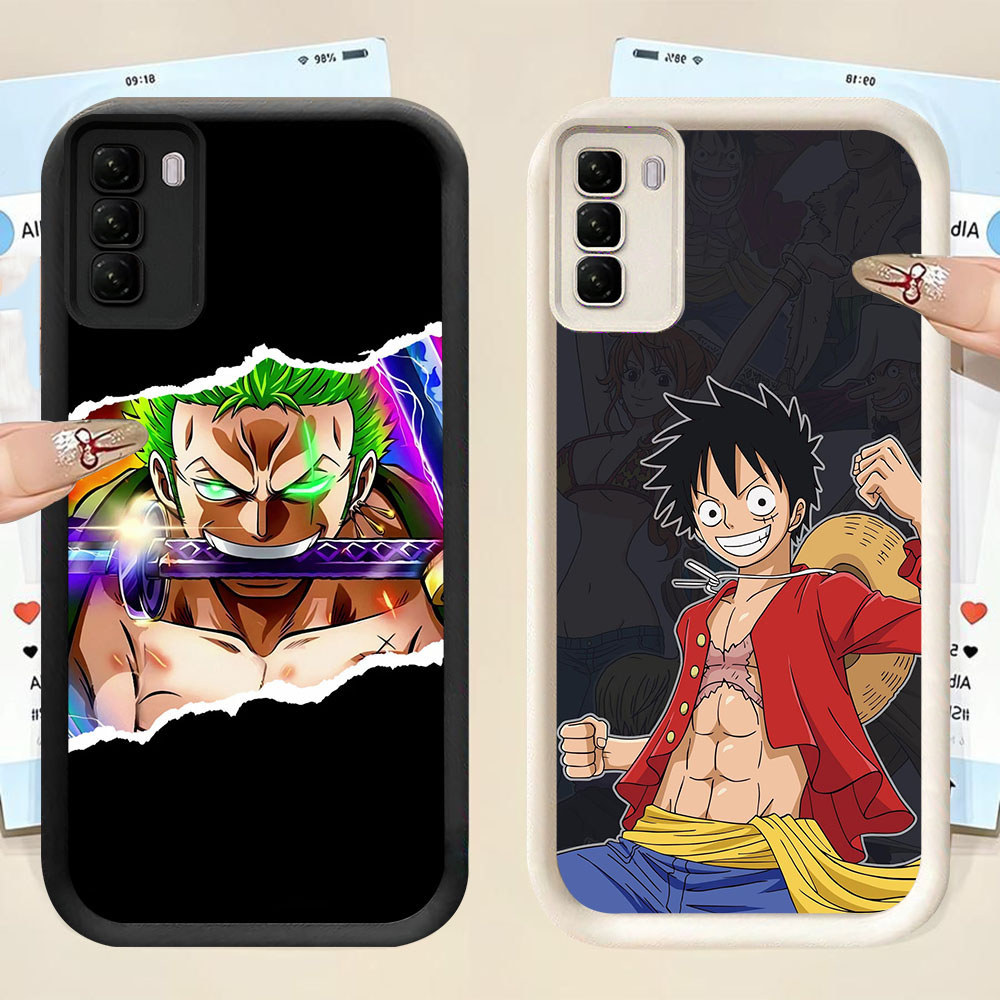 Jual YS-69 Luffy Ace Sanji Shockproof Casing untuk Infinix Infinix HOT ...