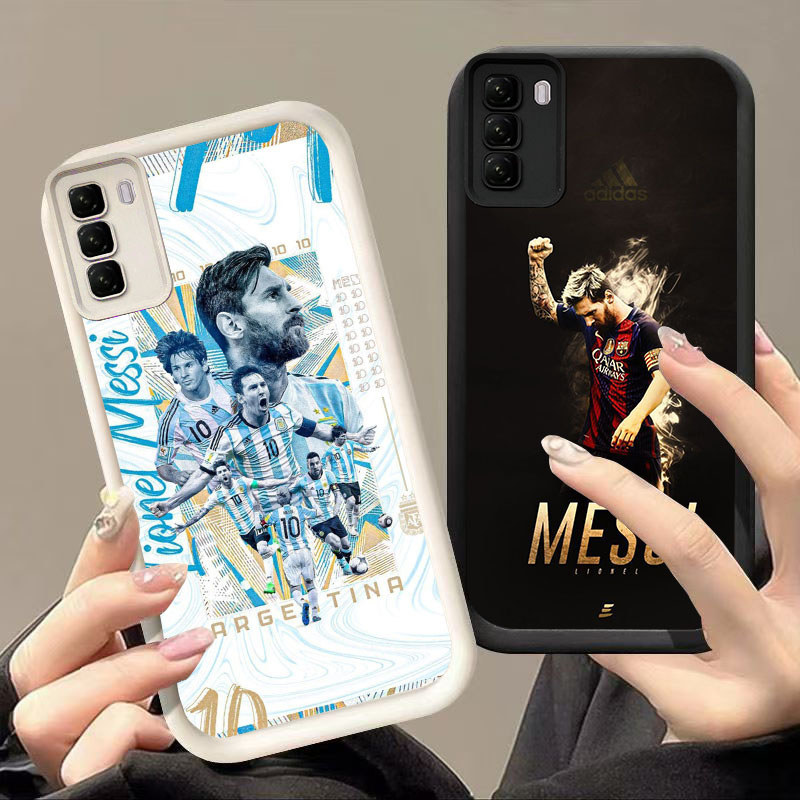 Jual HK-37 Messi in La Liga Shockproof Casing untuk Silikon hitam putih ...