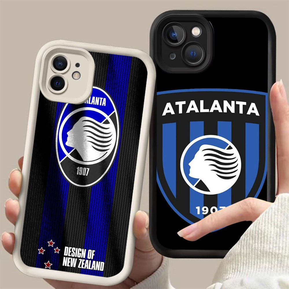 Jual UK-27 Atalanta logo football Hitam Putih silikon lembut Casing ...