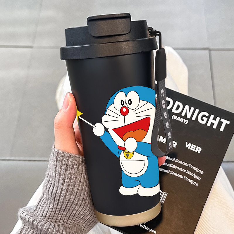Jual Doraemon Magic Wand Bell Cangkir Kopi 500ml Botol Portabel Termos ...