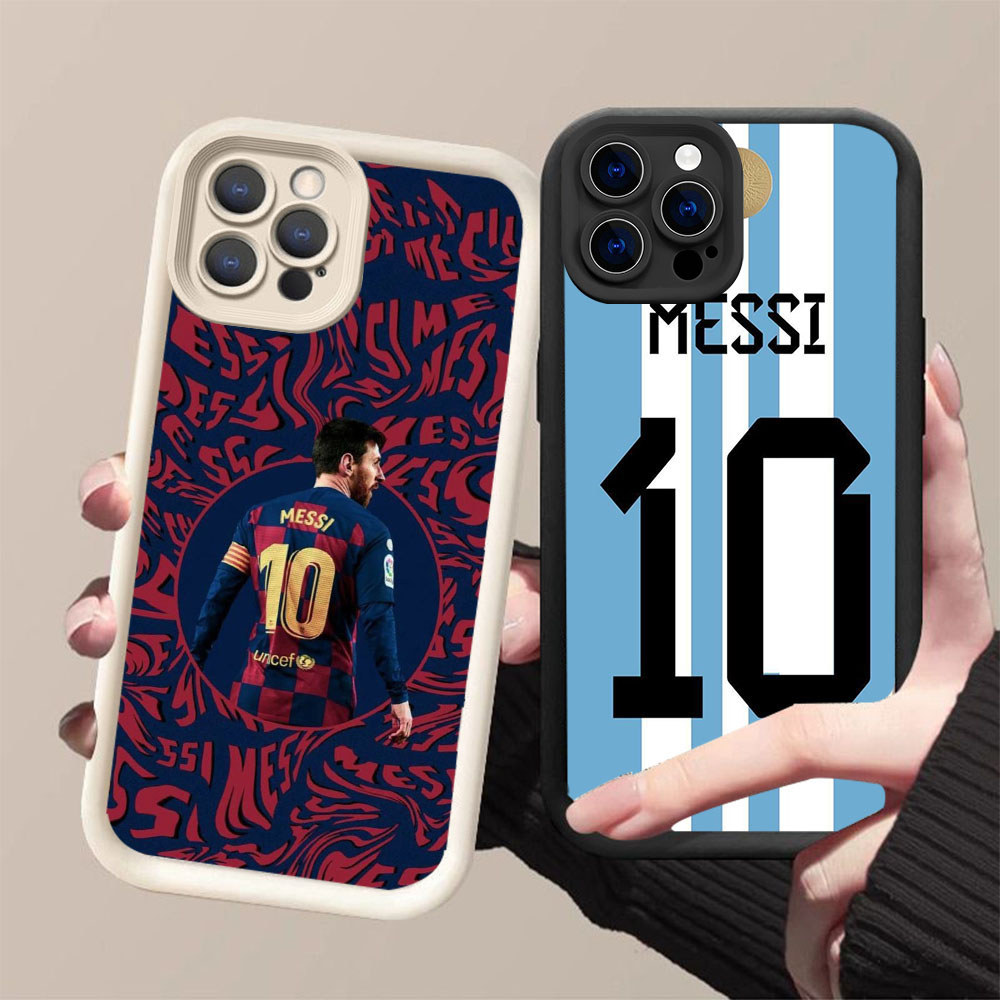 Jual DJ-27 Legendary messi Silicone Casing hitam putih untuk iPhone 14 ...