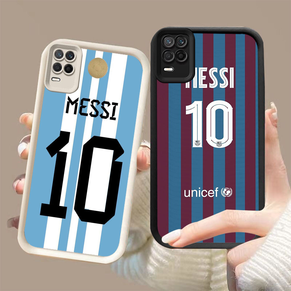 Jual DJ-27 Legendary messi Silicone Casing hitam putih untuk OPPO ...