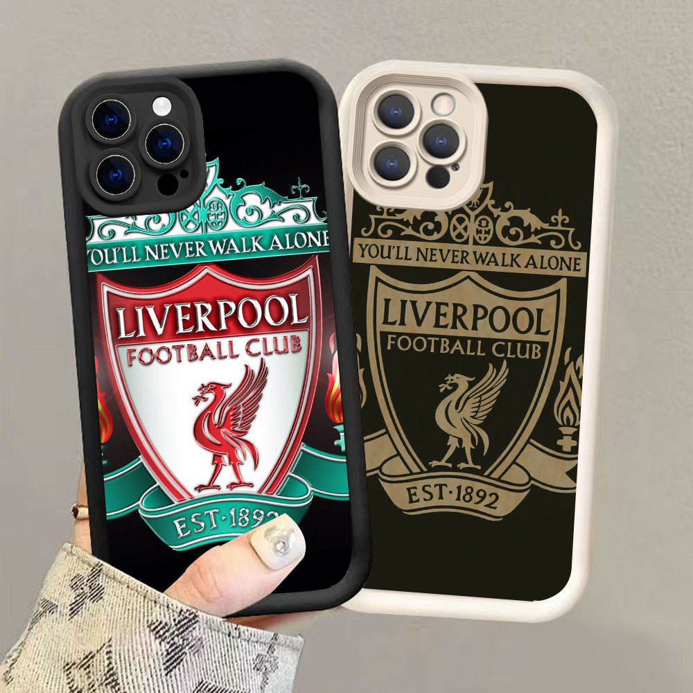 Jual HK-56 FC Liverpool Shockproof Casing untuk Silikon hitam putih ...