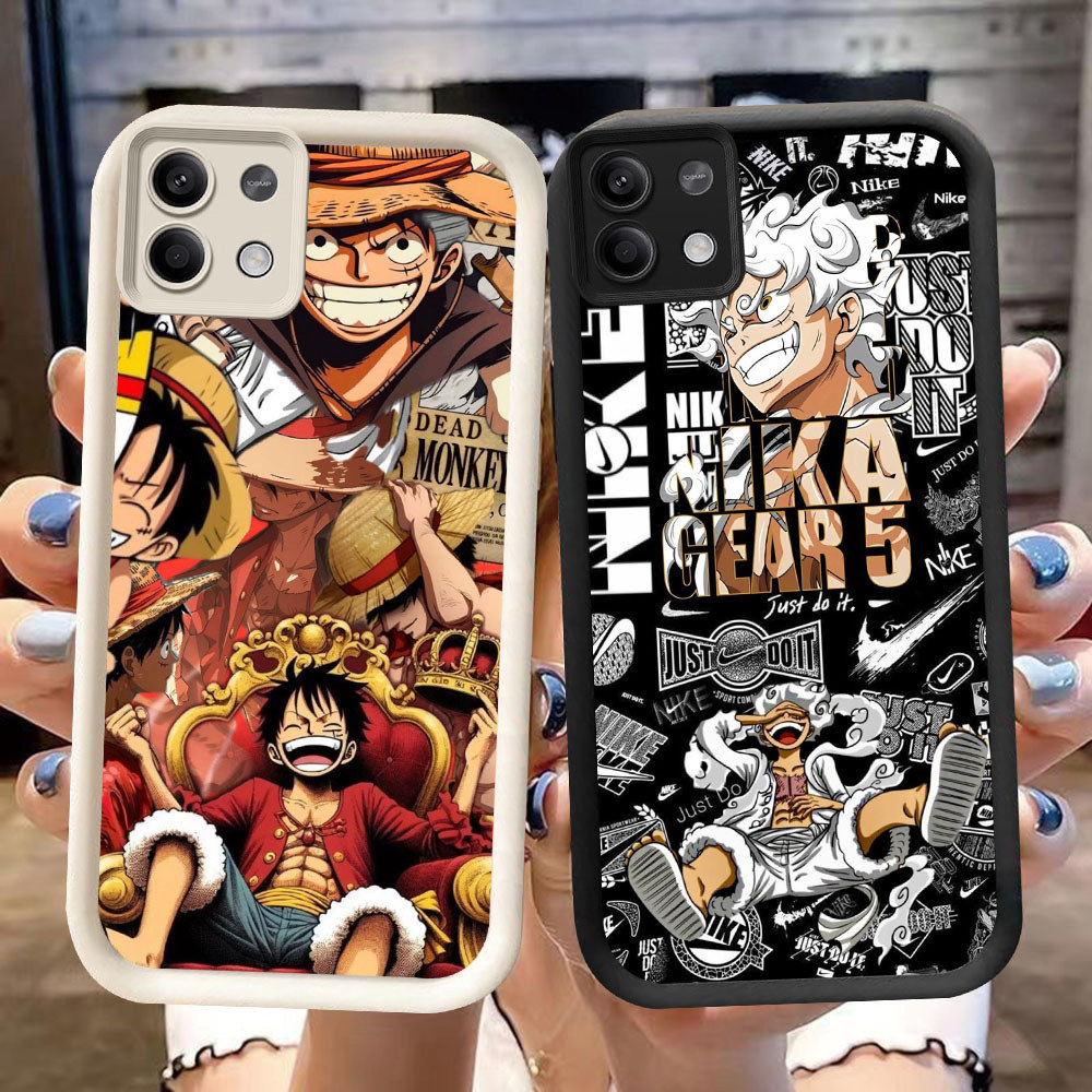 Jual DK-75 One Piece Luffy Silicone Casing hitam putih untuk Xiaomi ...