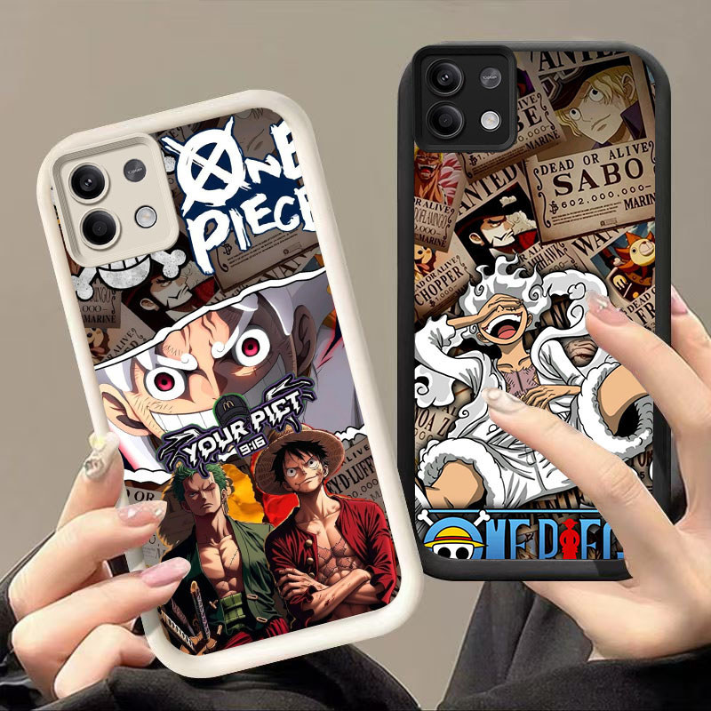 Jual MK-17 Luffy One Piece Shockproof Casing untuk Silikon hitam putih ...